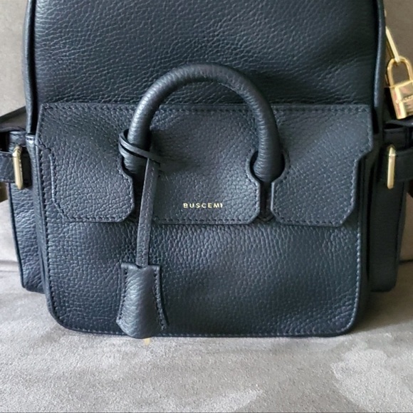 Buscemi | Bags | Buscemi Mini Phd Black Leather Backpack Bag | Poshmark